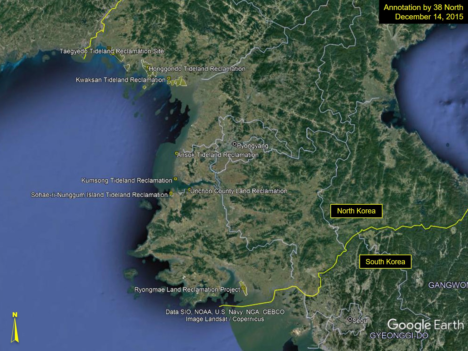 Overview of west coast tideland projects